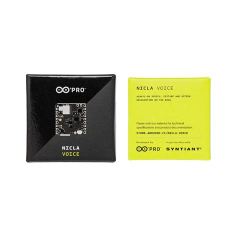 Arduino Pro Nicla Voice Bastelgarage Elektronik Online Shop