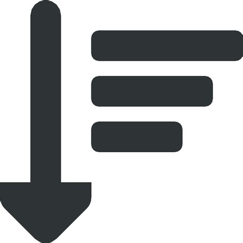 View Sort Descending Vector Svg Icon Svg Repo