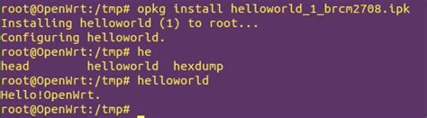 openwrt sdk 编译生成ipk软件包 brcm2708 csdn博客