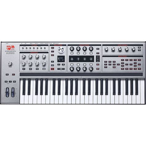 Asm Hydrasynth Keyboard Silver Edition Polyphonic Synthesizer Reverb