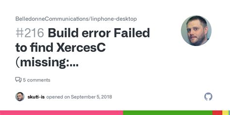 build error failed to find xercesc missing xercesc library xercesc include dir xercesc version