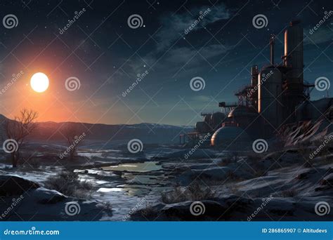 Astronomical Observatory Analyzing Exoplanet Data Stock Image Image Of Astronomy Telescope