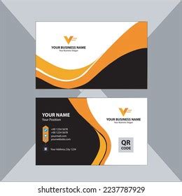 Simple Visiting Card Desing Template Stock Vector Royalty Free 2237787929 Shutterstock