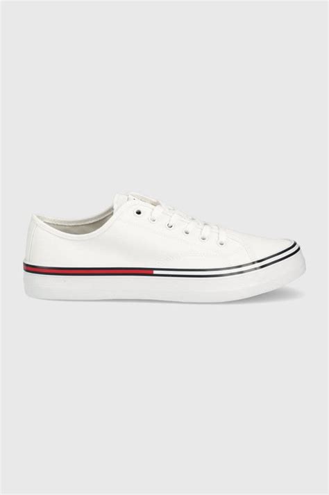 Кеды Tommy Jeans мужские цвет белый | ANSWEAR.ua