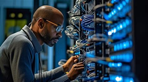 Premium Photo Checking The Server Is A Male It Professional Generative Ai