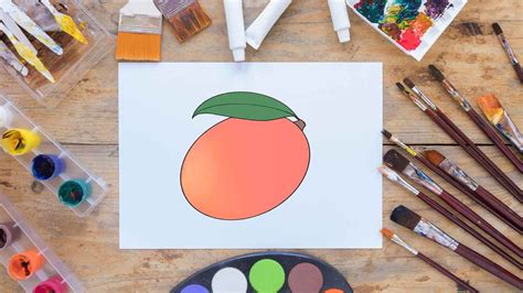 نقاشی میوه آموزش کشیدن میوه های مختلف به صورت ساده کاغذ رنگی