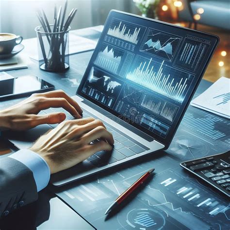 Hands Typing On A Sleek Laptop Keyboard Stock Illustration Illustration Of Professional