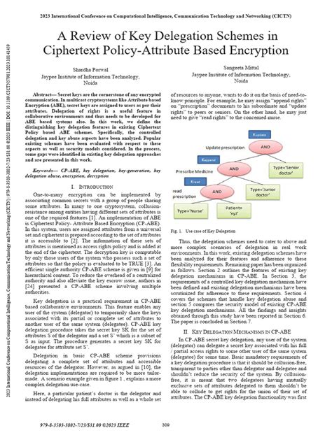 a review of key delegation schemes in ciphertext policy attribute based