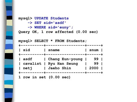 PPT Database Mysql PowerPoint Presentation Free Download ID 3433664