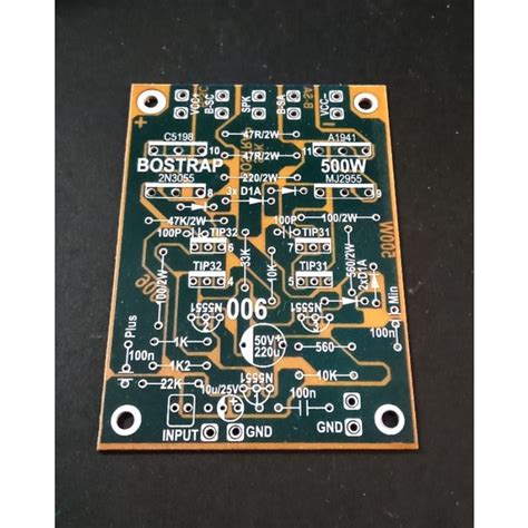 Jual Pcb Pa 500w Micro Bostrap Tef Type 006 Shopee Indonesia
