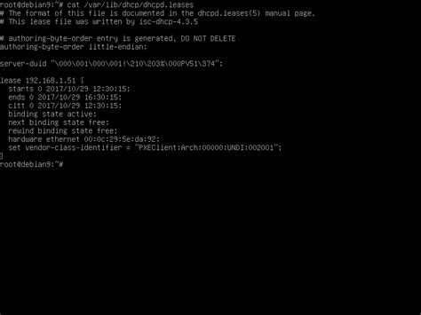 Install Debian Stretch Via PXE Network Boot Server