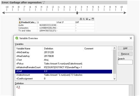 Solved How To Calculate Variables If Decimal Separator Is Qlik