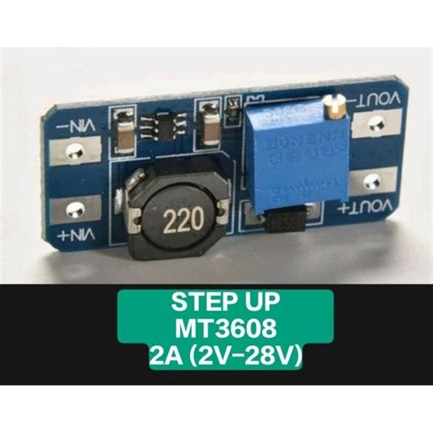 Jual Kit Modul Step Up Mt3608 2a Stepup Dc Mt 3608 Module Shopee