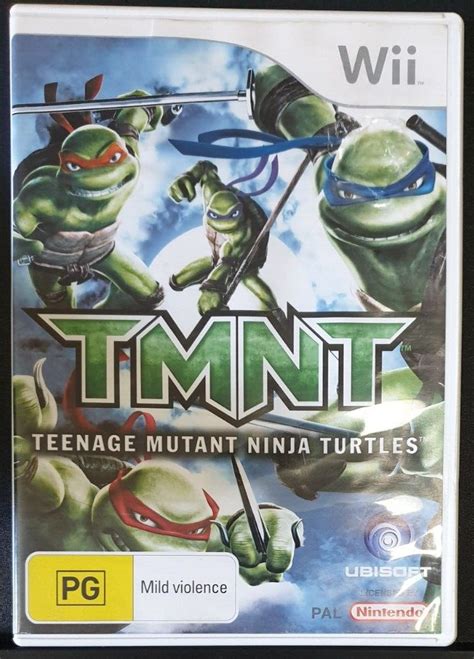 Game Nintendo Wii Teenage Mutant Ninja Turtles Tmnt