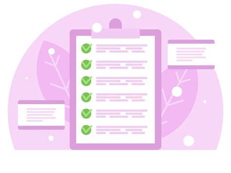 Premium Vector Checklist On Clipboard Successful Completion Of