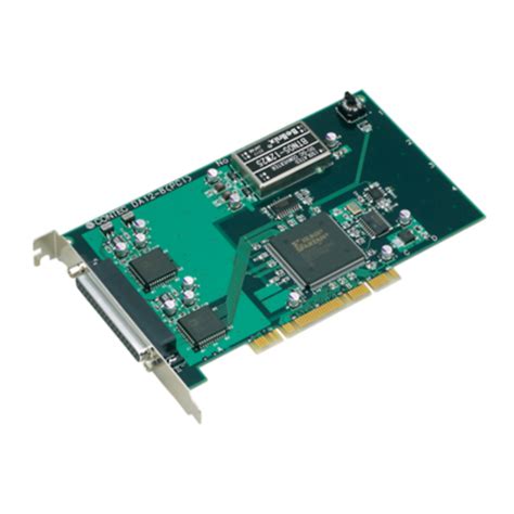 CONTEC DA12 8 PCI MANUAL Pdf Download ManualsLib
