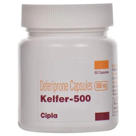 Kelfer 500 Mg Capsules At ₹ 800box डेफेरिप्रोन कैप्सूल In Nagpur