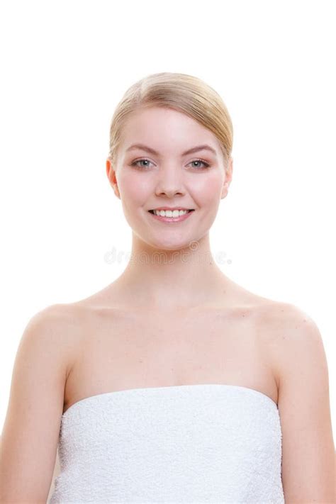 Natural Beautiful Woman Face With Make Up Stock Image Image Of Face