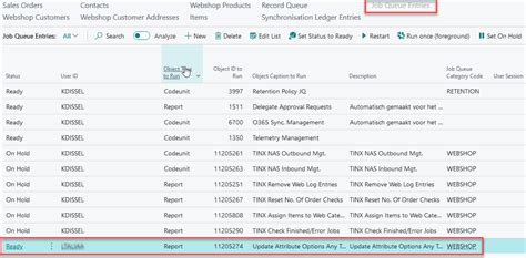 Attributes Management Tinx E Commerce Connector