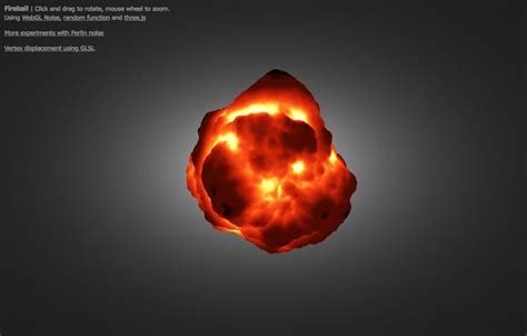 webgl vertex noise code perlin explosion