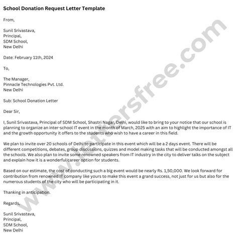 Passport Renewal Request Letter Sample Format And Example
