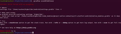 React Native Apk Generate Stack Overflow