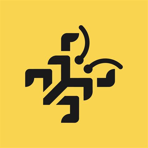 Bug Logo Bug In Robot Style Design Inspiration Flat Design Logo
