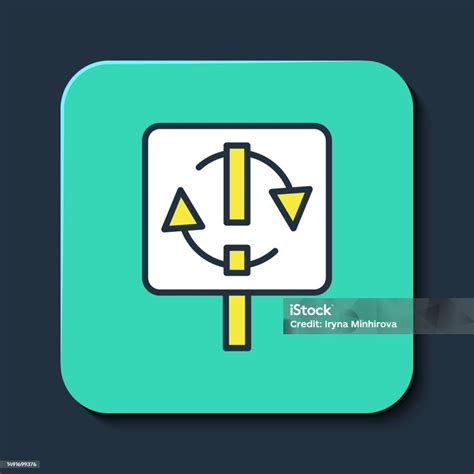 채워진 윤곽선 파란색 배경에 격리된 리사이클 기호 아이콘입니다 원형 화살표 아이콘입니다 환경 재활용은 녹색으로 이동합니다 청록색 스퀘어 버튼 벡터 0명에 대한 스톡 벡터