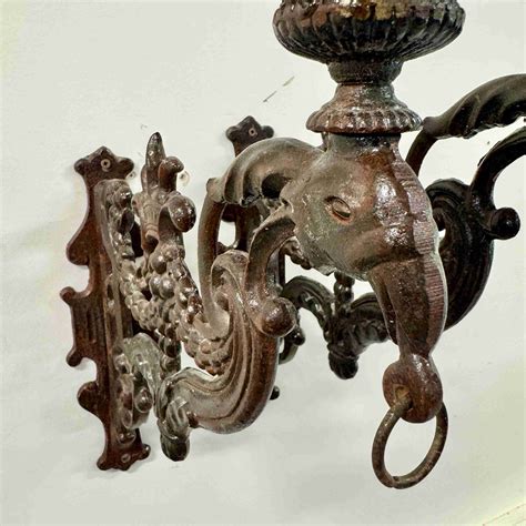 Pair Of Ornate Wall Mounted Candle Holders Historic House Salvage