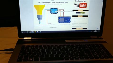 ESP NodeMCU Turn ON OFF A Light Bulb YouTube