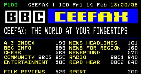 [1974 2012] Nms Ceefax Viewer A Recreation Of The Original Bbc