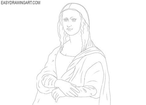 How To Draw Mona Lisa Easy Step By Step Tutorial