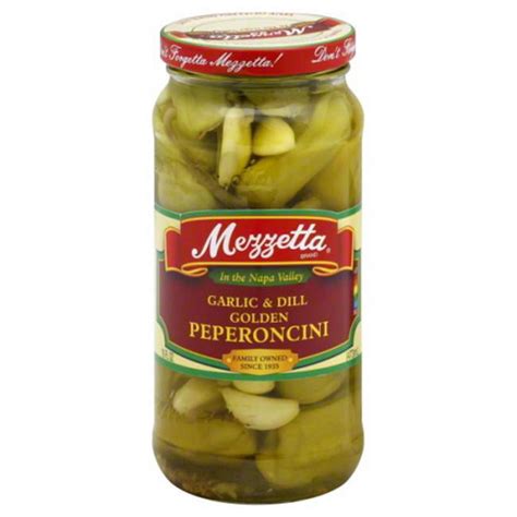Mezzetta Pepperoncini Grlc And Dill 16 Oz Pack Of 6