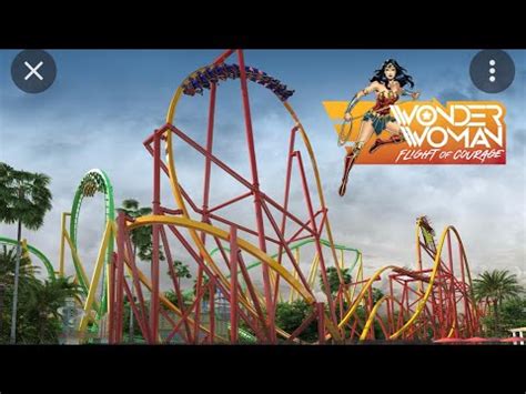 Wonder Woman Flight Of Courage Review Wonderwoman Rollercoaster