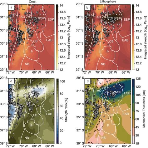 Schematic Profile Of Integrated Lithospheric Strength And Differential