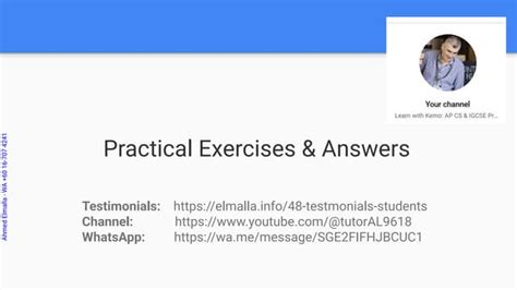 Taylor Cs Java Malaysia Practical 2 Answers Learn Java With Kemo