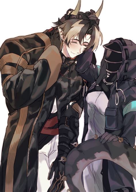 Doctor Chongyue And Female Doctor Arknights Drawn By Walhee Danbooru