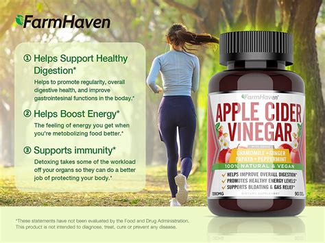 Farmhaven Apple Cider Vinegar Capsules With Mother Acv Capsules With