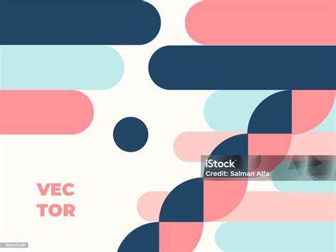 하프 서클 정사각형 선 도트 웨이브 기하학적 텍스처 멤피스 스타일추상 배경 0명에 대한 스톡 벡터 아트 및 기타 이미지 0명