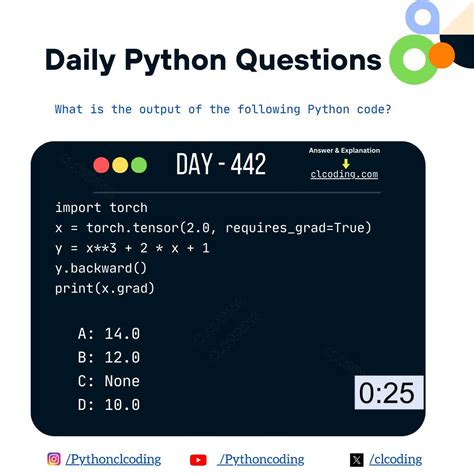 Python Coding Python Coding Challenge Day 398 What Is The Output Of The Following Python