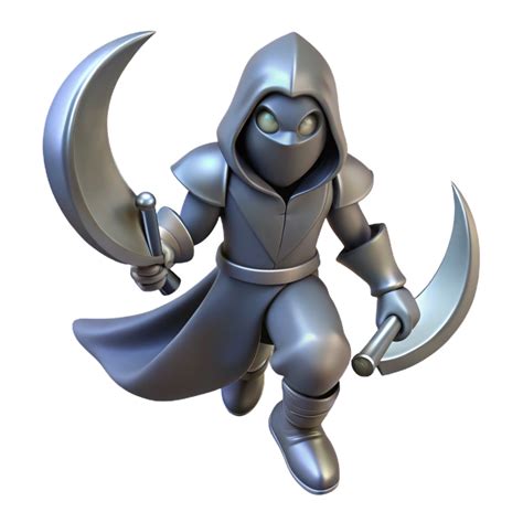 3d Render Of A Fantasy Assassin 56767752 Png