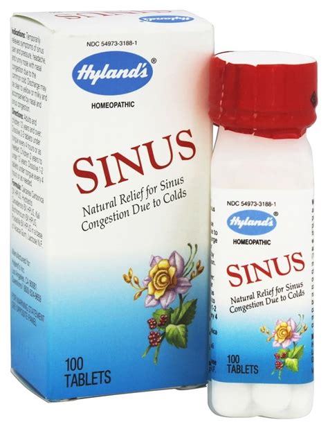 Hylands Homeopathic Sinus 100 Tablets Walmart Canada