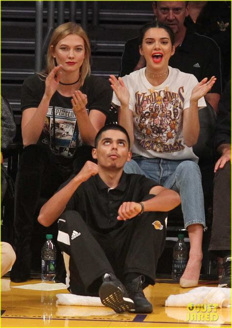 Kendall Jenner And Karlie Kloss Sit Courtside While Cheering On Lakers