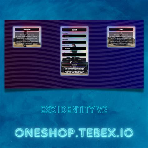 Paid Esx Identity V2 Vag Premium Fivem Scripts Fivem Mods And