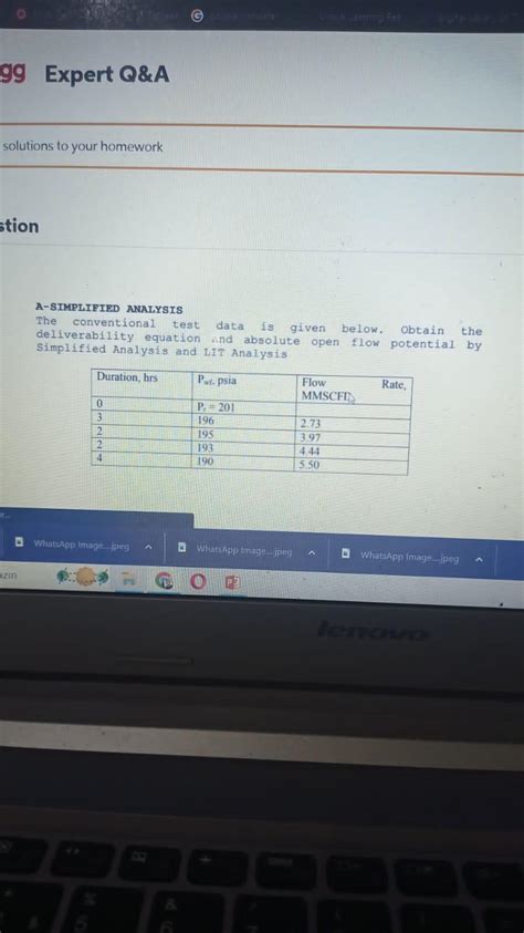 Solved CONVENTIONAL TEST A SIMPLIFIED ANALYSIS The Chegg