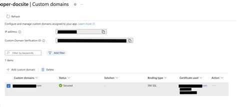 Container App Custom Domain Managed Certificate Is Not Trusted Intermediate Certificate Chain
