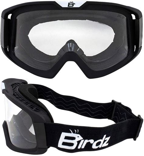 Birdz Pelican Motorcycle Atv Otg Over Glasses Goggles Clear Lens Buy