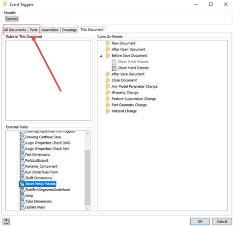 Ilogic Rule Cannot Be Removed From The Event Trigger In Inventor