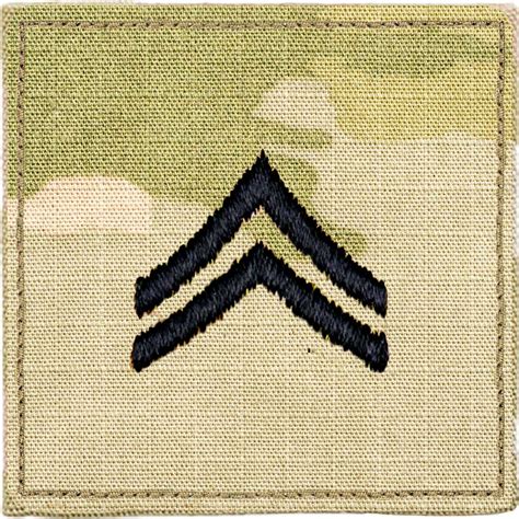 Army Corporal Rank Ocp Patch E4 Cpl With Velcro