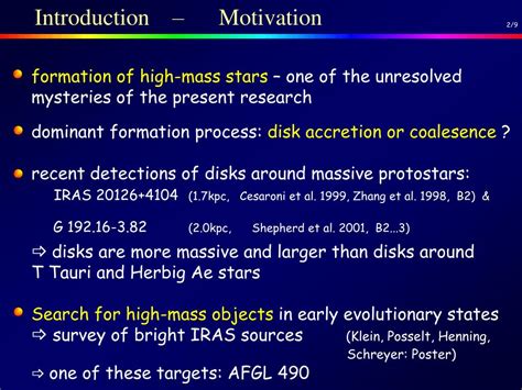 Ppt A Massive Disk Around The Intermediate Mass Young Star Afgl 490 Powerpoint Presentation
